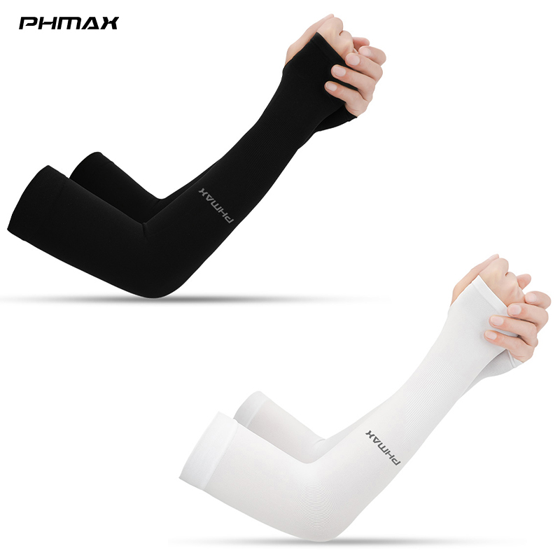 PHMAX Sports Cooling Arm Sleeves Unisex Sun UV Protection Hands ...