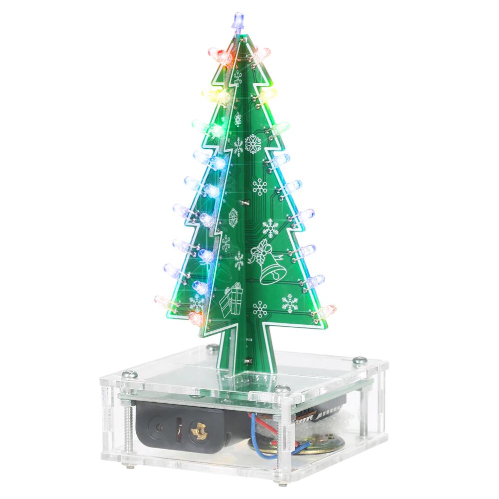 【LKFJ4OPFIH】DIY Colorful Making LED Light Acrylic Christmas Tree ...