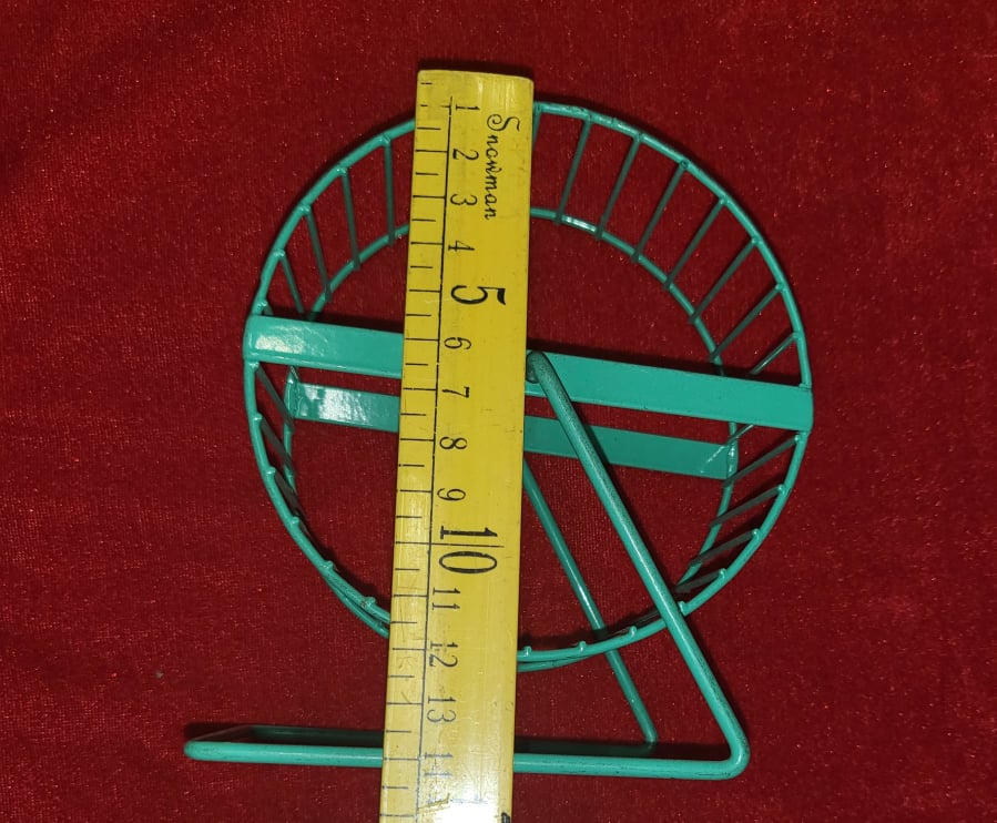 Hamster,guinie pig and hedgehog exercise wheel heavy duty metal steel ...