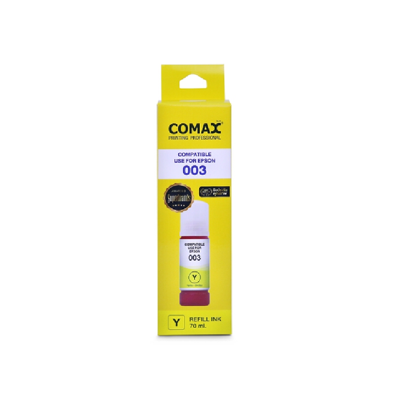 COMAX หมึกเติม สีเหลือง สำหรับ Epson 001003 70 มล - OfficeMate - ThaiPick
