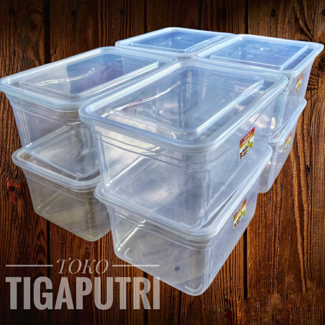 PROMO 6 PCS TOPLES KOTAK BENING PLASTIK SERBAGUNA 2500 MILI TERMURAH ...