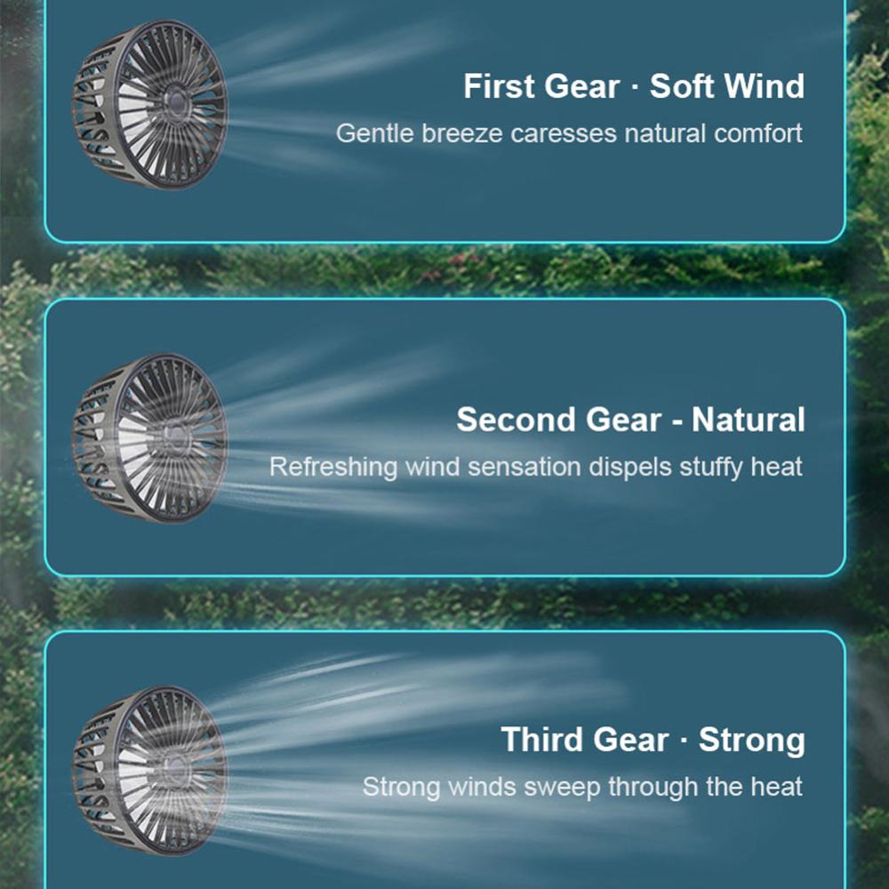 12V24V พัดลมระบายอากาศแบบพนักพิงศีรษะอัตโนมัติ USB ชาร์จเบาะหลัง ...