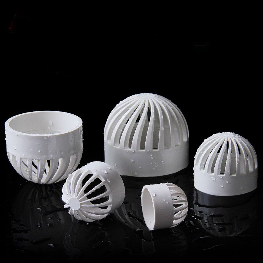 Water Hose PVC Fish Net Filter Pipe Connector Fittings Breathable Cap ...