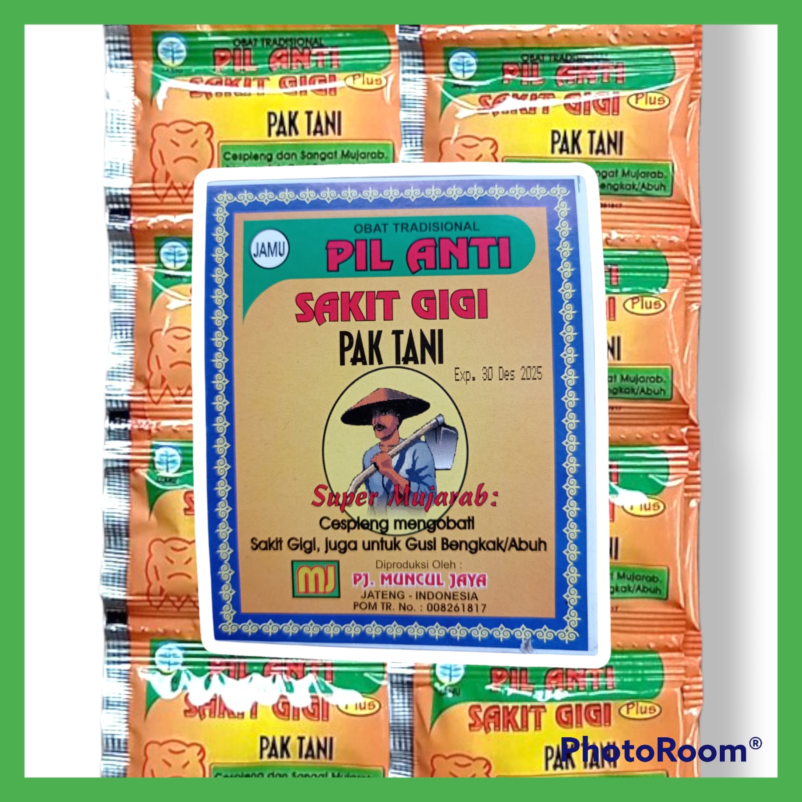 PAK TANI..!!! obat tradisional PIL ANTI SAKIT GIGI PAK TANI super ...