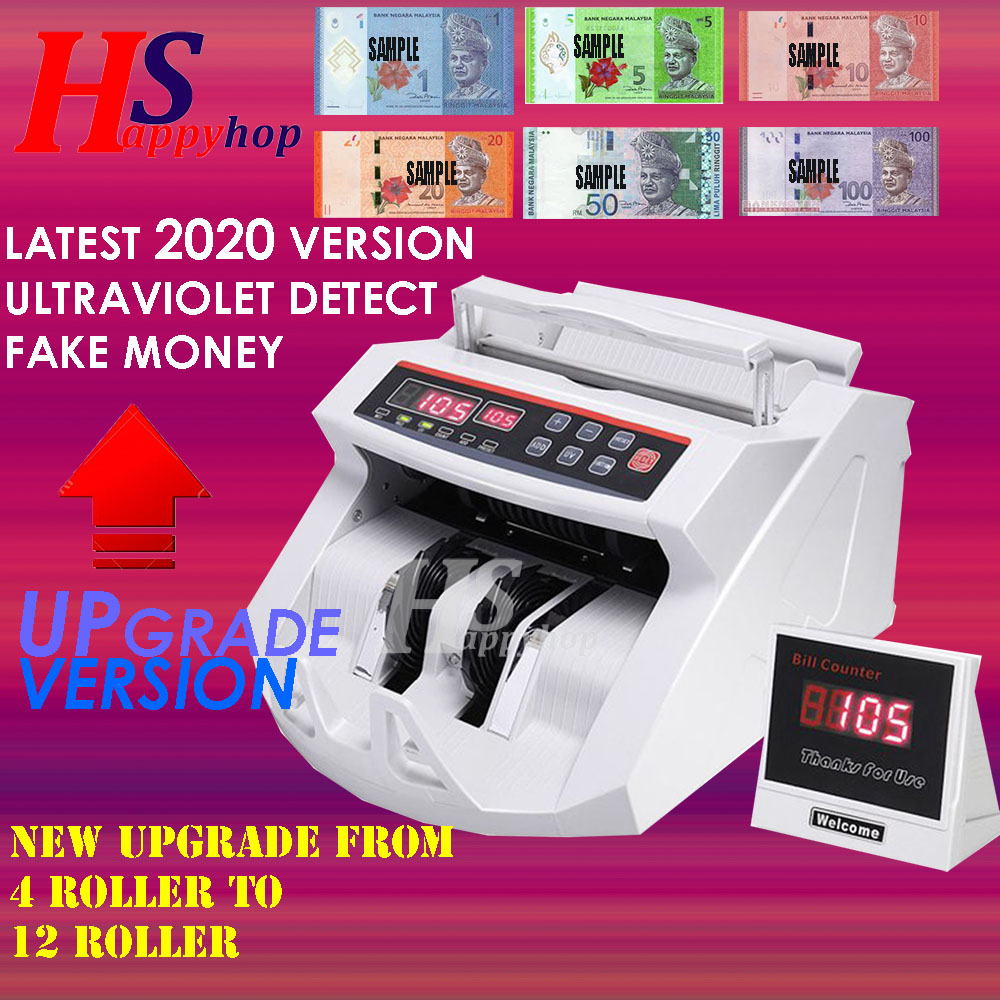 Money Counter/Note Counter Machine UV Sensor Large Display | Lazada