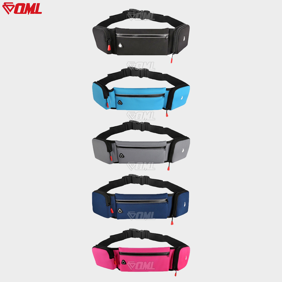 OML กระเป๋าวิ่งออกกำลังกาย เนื้อนีโอพรีน ใส่ขวดน้ำได้ สอดหูฟัง สะท้อน ...