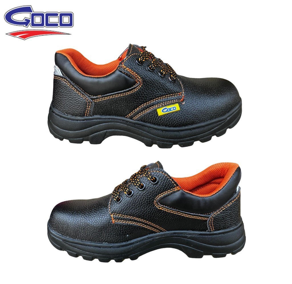 Goco GC QS66 Men's Safety Shoes / But Kasut Kerja Keselamatan Kulit ...