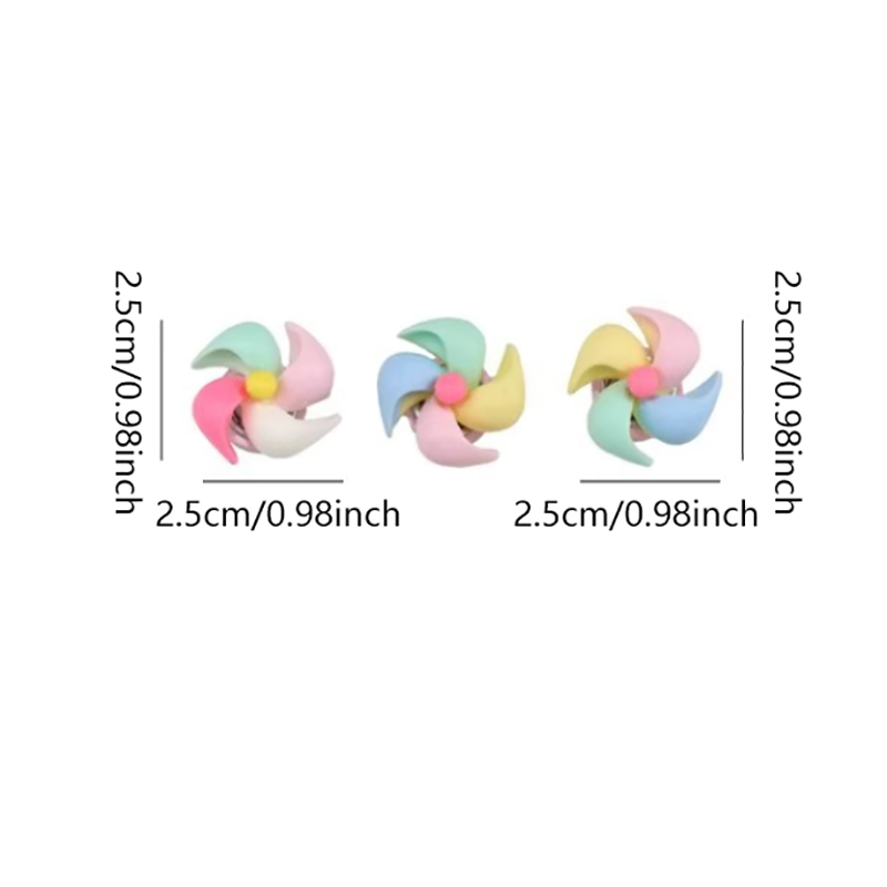 Rotating Small Windmill Model Decor Cute Creative Car Mounted Ornaments ...