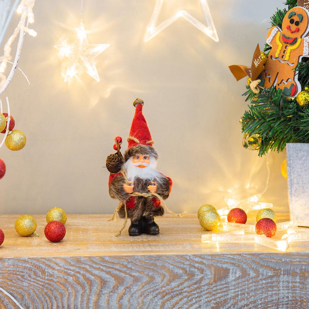 【Folio & Light】Santa Claus Doll Decorative Desk Santa Claus Figure ...