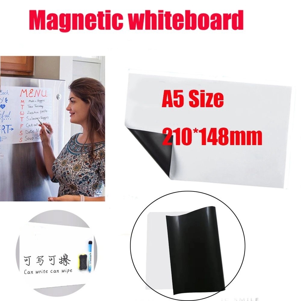 White Boards Office Home A5 Size Magnet Board Magnetic Whiteboard ...