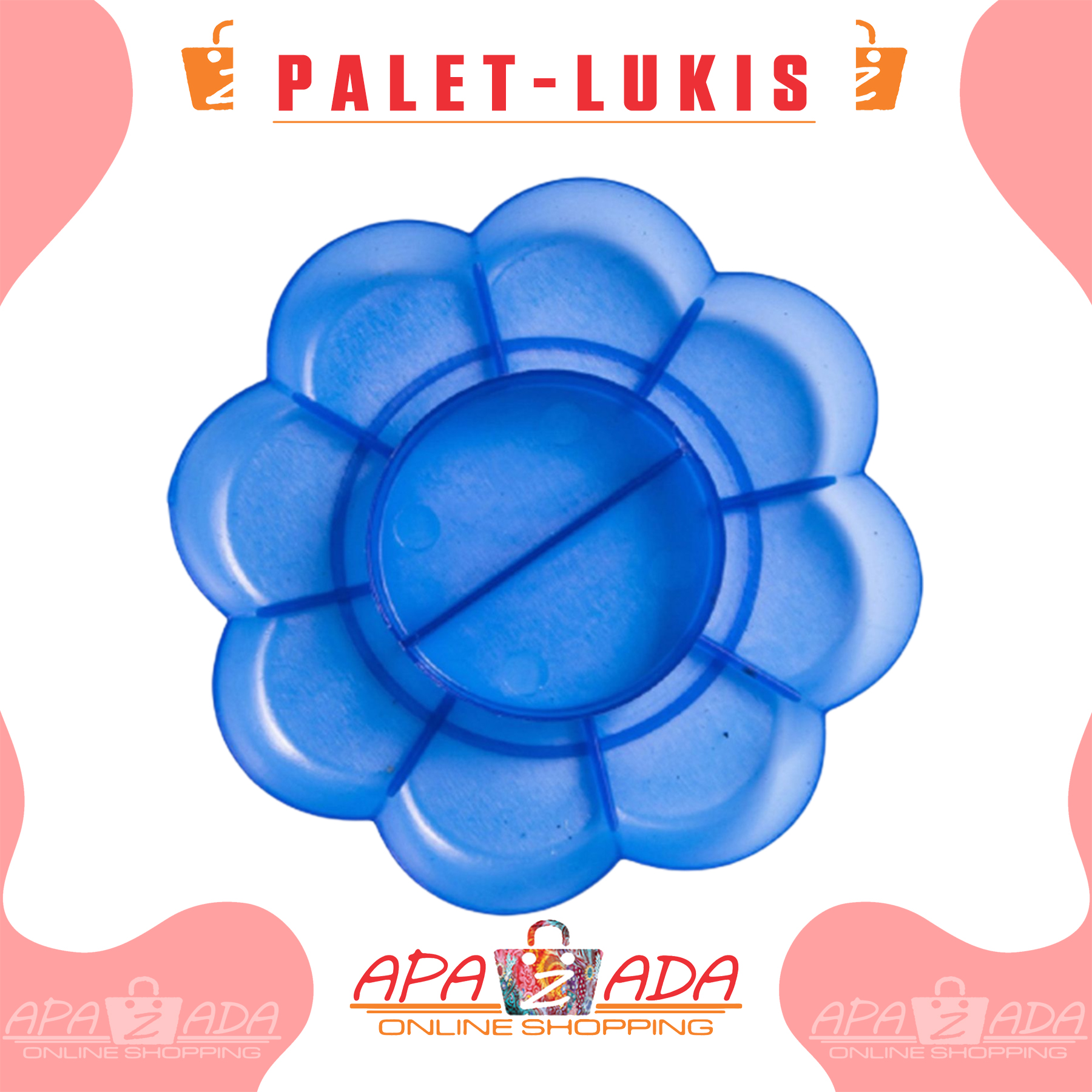 Apazada - Palet / Pallete / Palette Tempat Cat / Palet Lukis Plastik ...