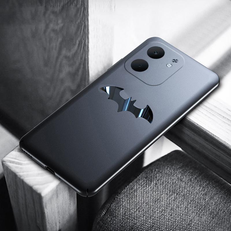 For OPPO A5X Case Smooth Metal Bat Man Marvel DC Design Protector For ...