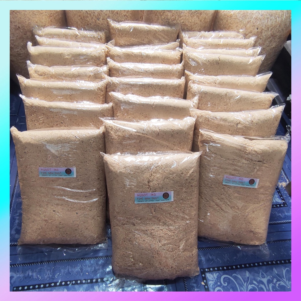 Fine Saw Dust Kusot 1 KG for Alternative for Cat Litter / Plant ...