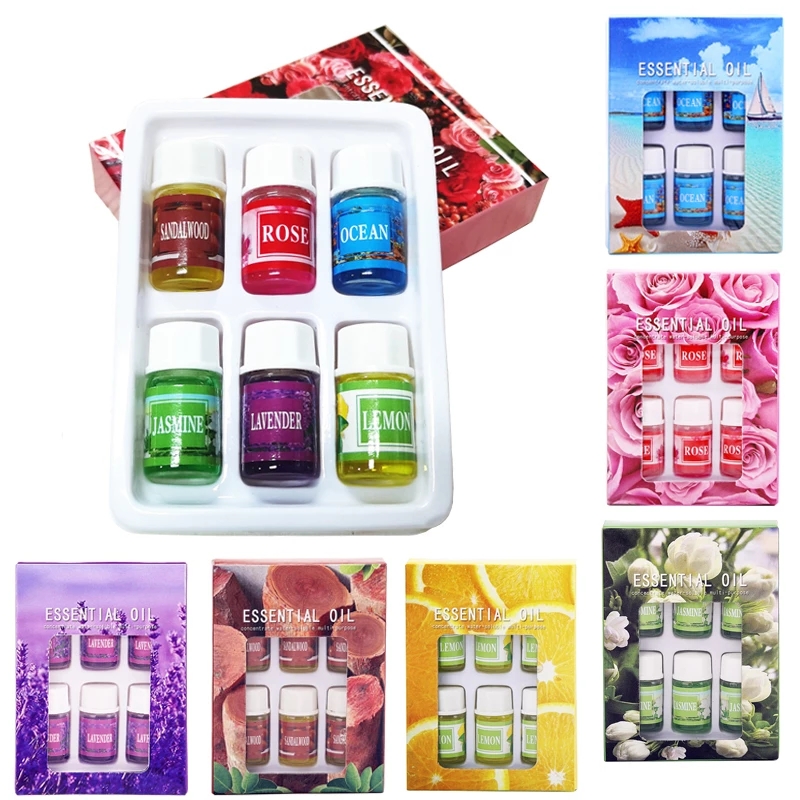 6pcs Boxes Pure Plant Fragrance Oil Essential Oil Ocean Rose Perfume ...
