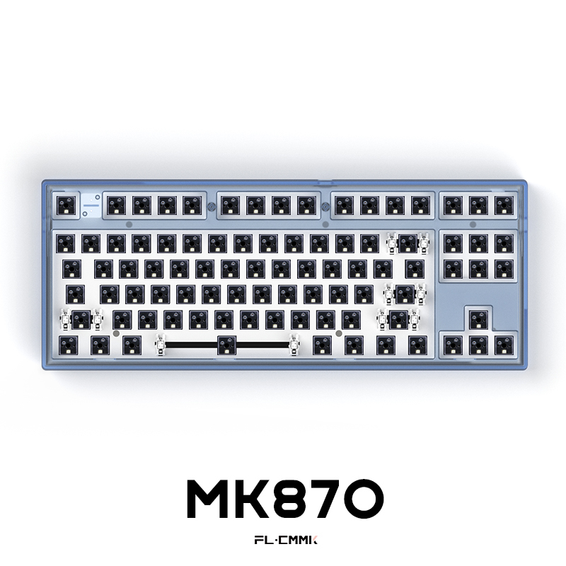 Original FL·ESPORTS Mk870 FL CMMK MK870 DIY mechanical keyboard RGB ...