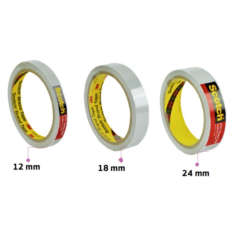 เทปเยื่อกาว 2 หน้า SCOTCH 3M # 777 Tissue Tape 10 หลา จำหน่าย 1ม้วน ...