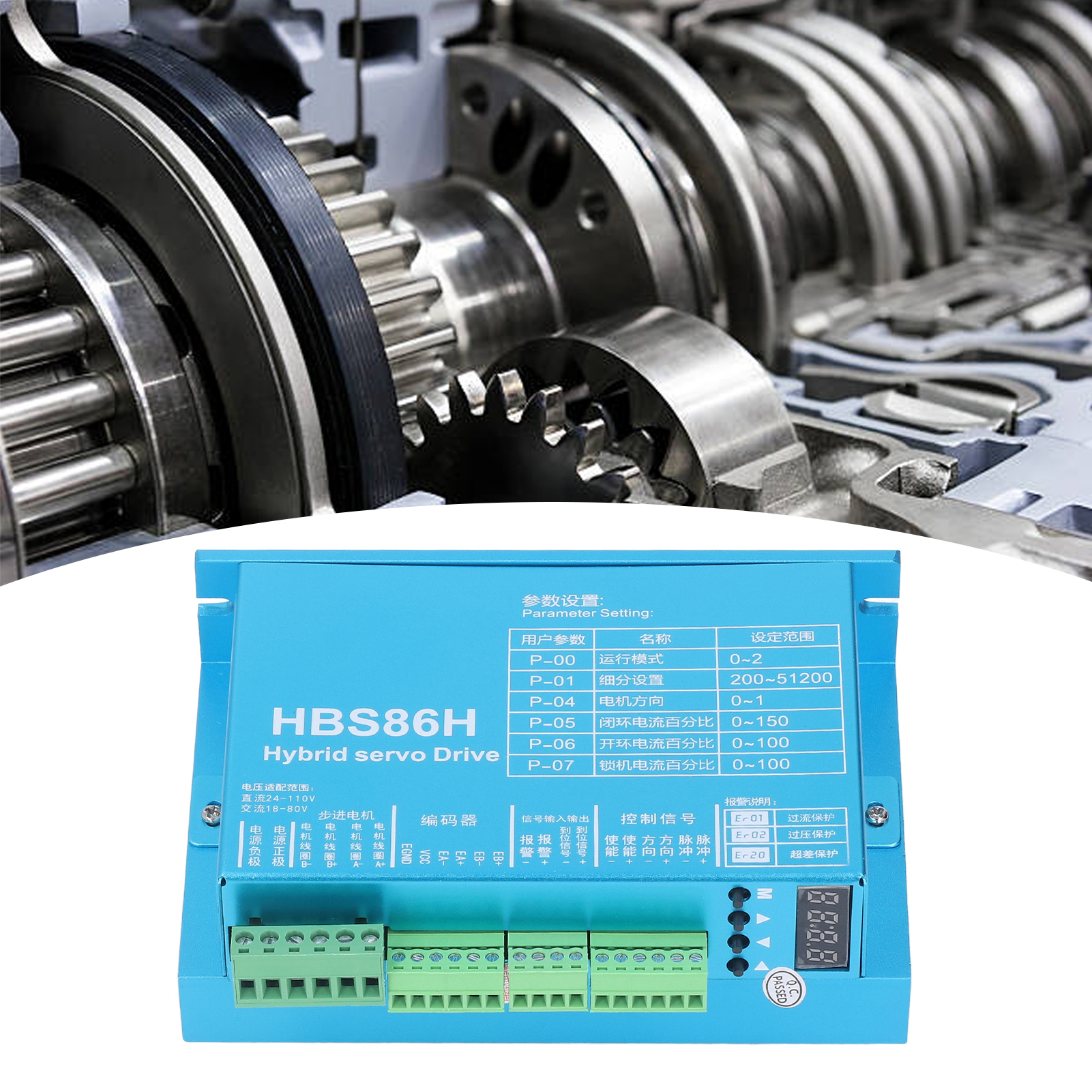Stepper Motor Driver Digital Stepper Controller 24‑110VDC 18‑80VAC ... Stepper Motor Driver Digital Stepper Controller 24‑110VDC 18‑80VAC ...