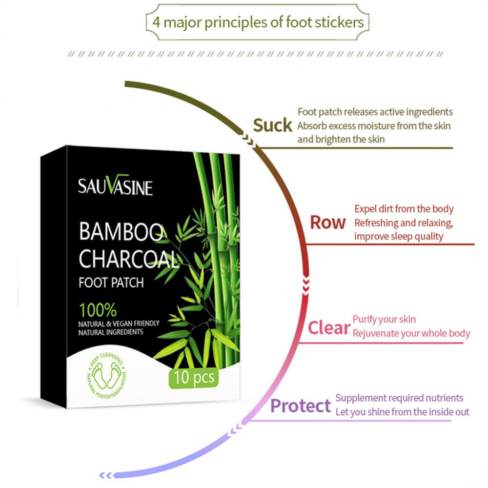 Detox Foot Patches Pads Natural Stress Relief Feet Body Toxins ...