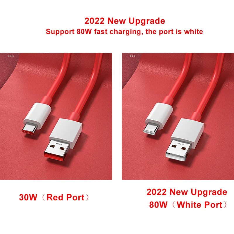 Original Oneplus Cable Warp Supervooc Usb Type C 100w 80w 65w Fast ...