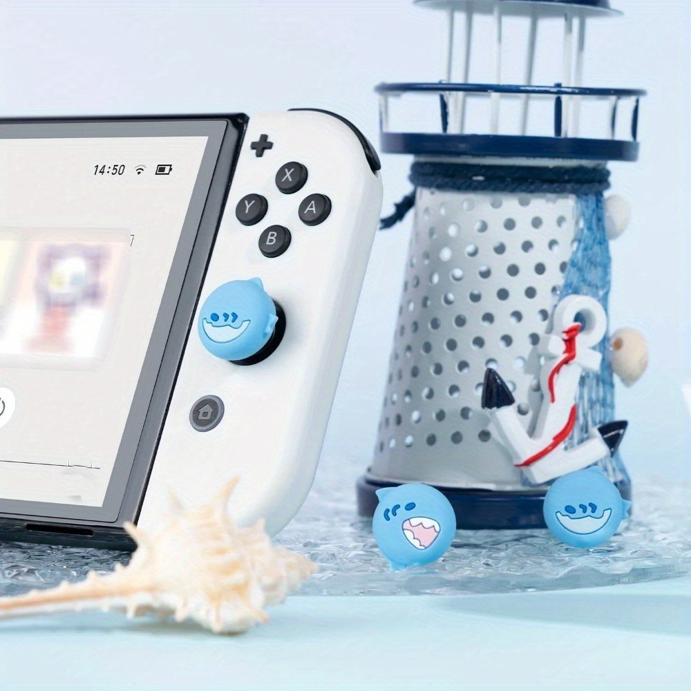 Shark Thumbstick Caps JoyCon Thumb Grip Caps For Nintendo Switch ...