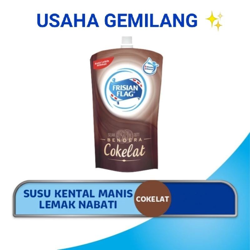 Frisian Flag Bendera Pouch 260gr Susu Kental Manis SKM Putih Coklat ...