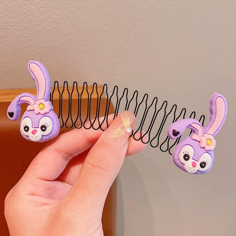Fresh Kuromi U Shape Hair Styling Comb Melody SpongeBob Hair Finishing ...