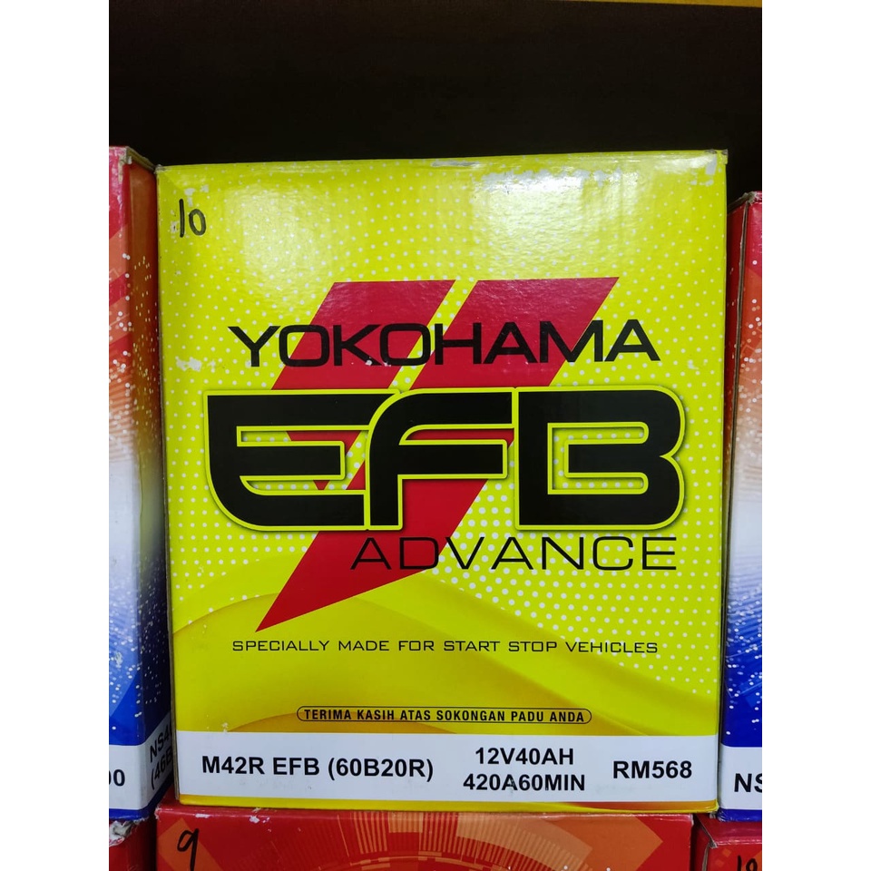 M42R YOKOHAMA EFB Advance M42 (I-Stop) Battery | Lazada