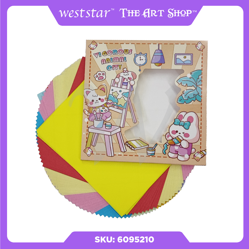 Origami Paper Crane Square Paper Folded Papercraft Kertas Colorful DIY ...