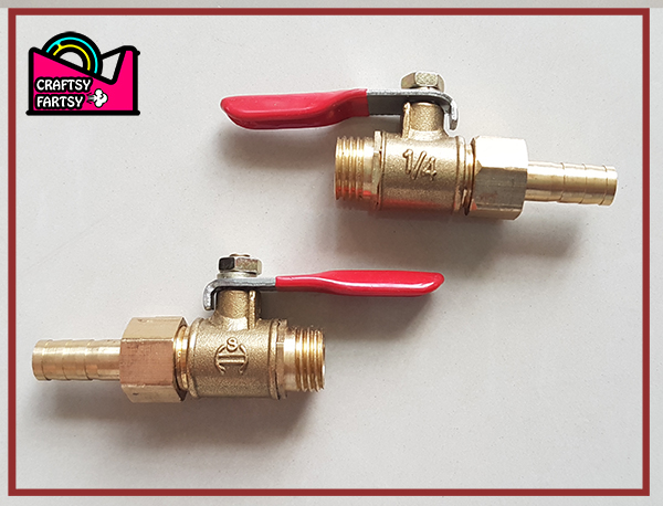(PER PIECE) Brass Ball Valve 1/4" / Air Ball Valve 1/4" / Air Cock ...
