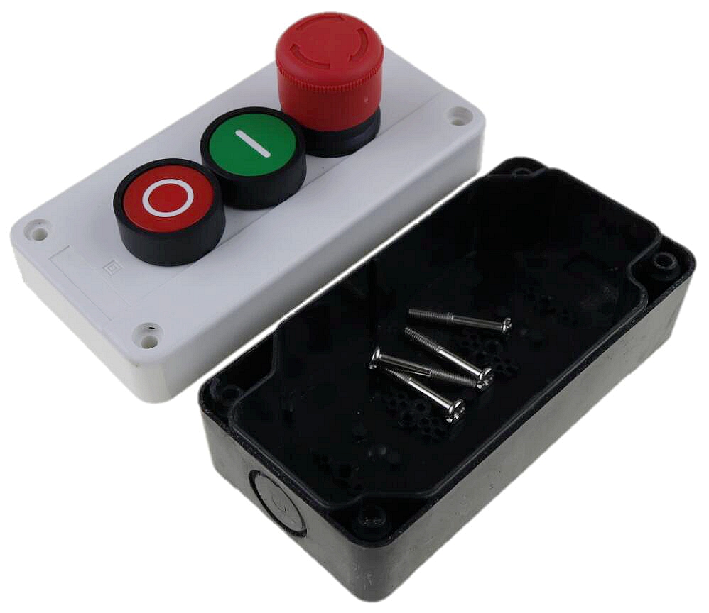 【TopazTrove】NC Emergency Stop NO Red Green Push Button Switch Station ...
