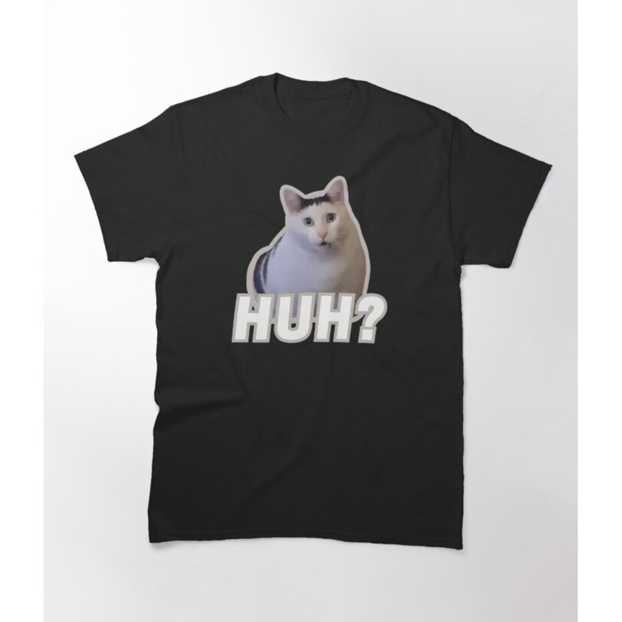 เสื้อยืด Huh Cat Meme Essential เสื้อยืดฤดูร้อน | Lazada.co.th