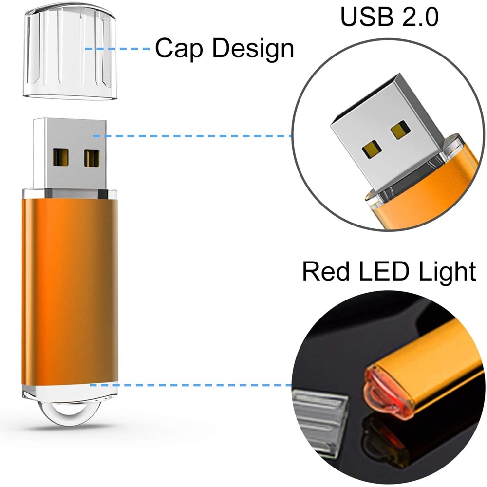 Aweisuan Luxury 100% Full Capacity Metal USB Flash Drive Super Tiny Pen ...