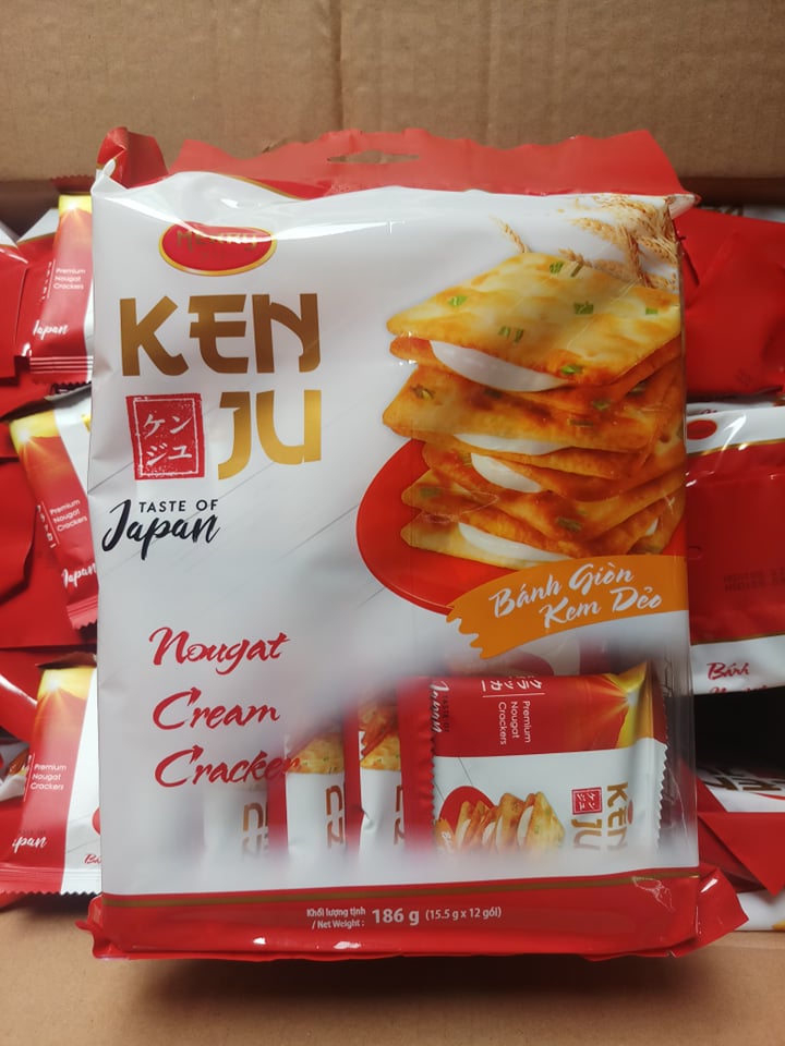Bánh KenJu hành kem dẻo Richy bịch 186g ( 12 bánh) - MixASale