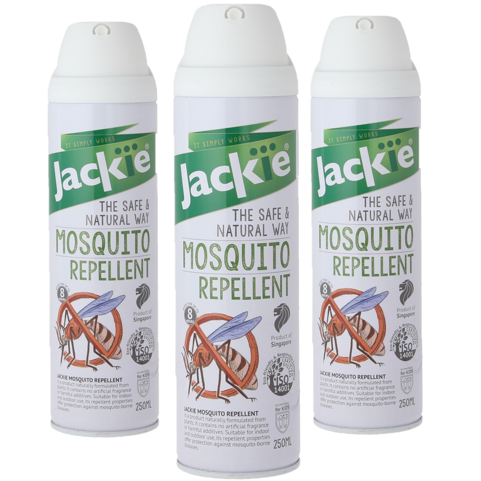 JACKIE AEROSOL MOSQUITO REPELLENT SPRAY 250ml No DEET | Lazada Singapore