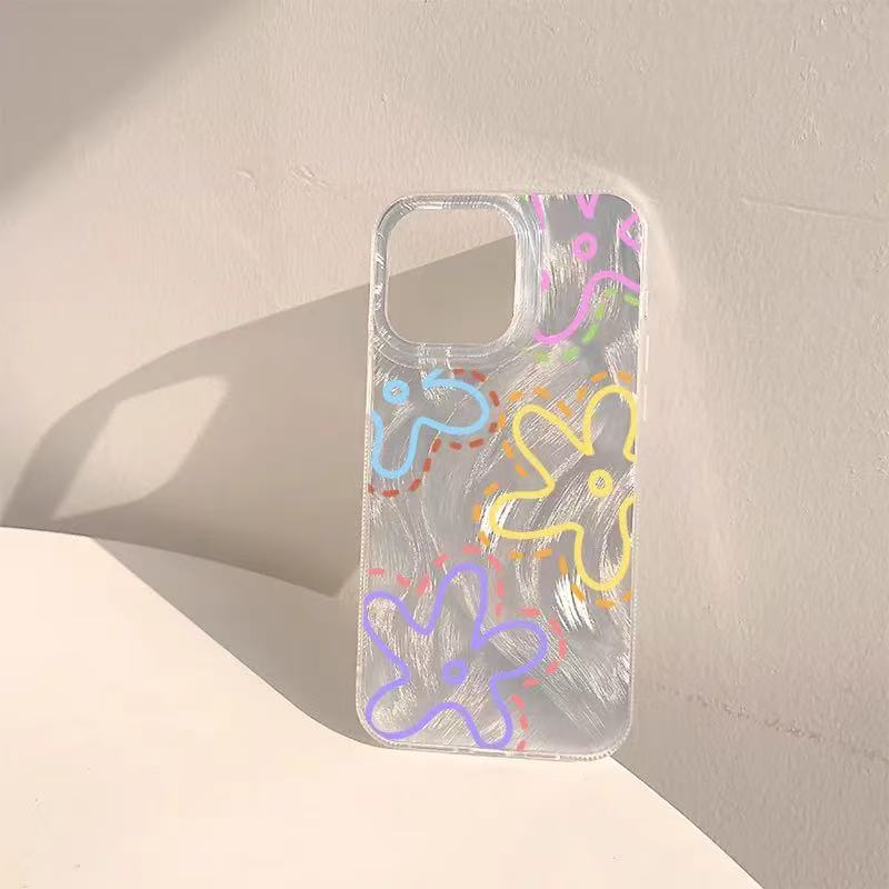 Laser Feather Yarn Phone Case For Tecno Spark Slim Ultra Cover | Daraz.pk