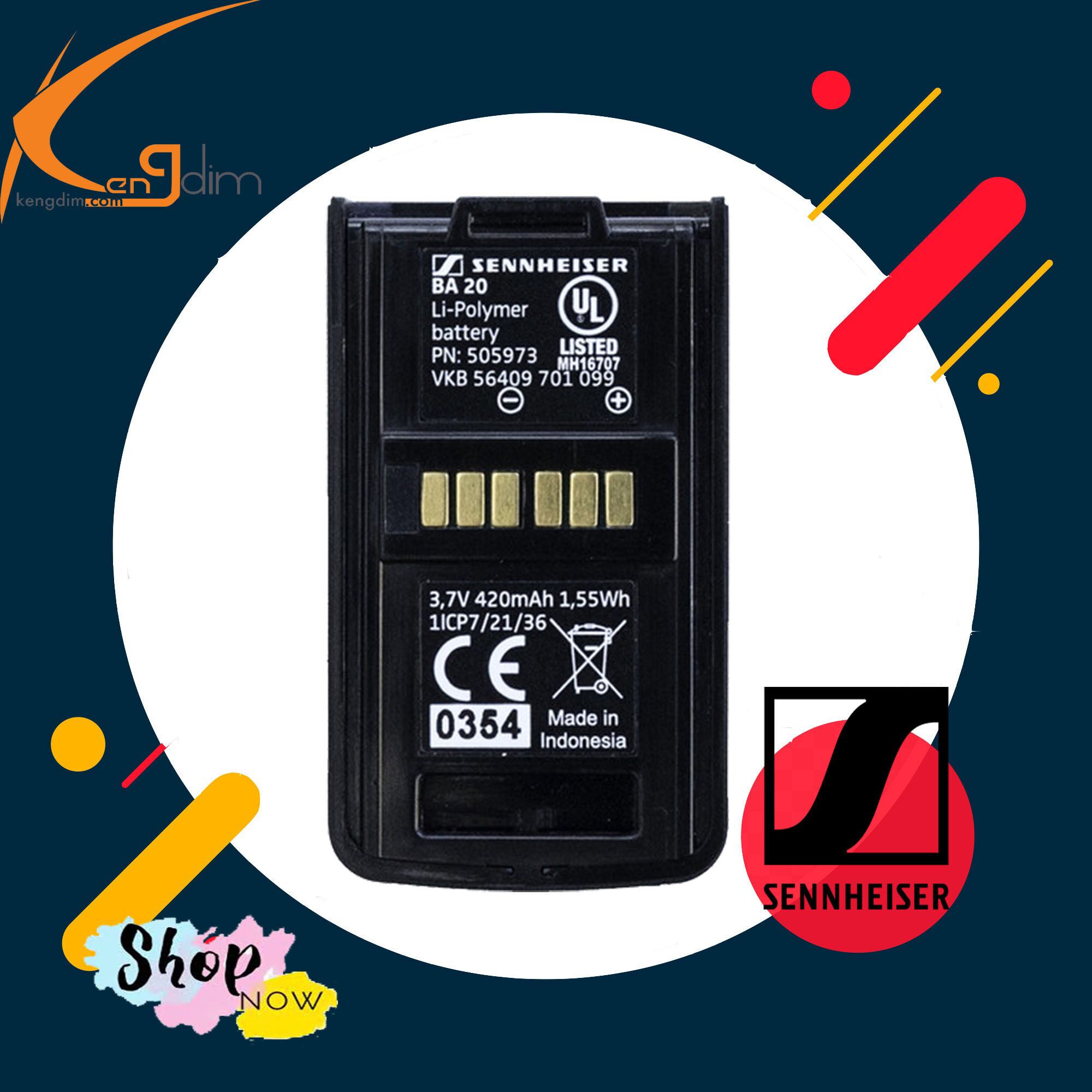 Sennheiser BA 20 Recharging Battery Pack | Lazada