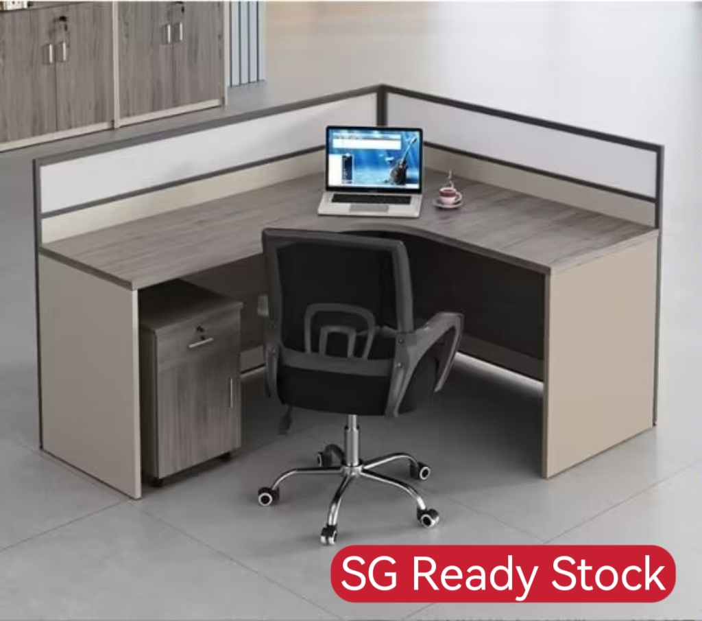 SG Ready Stock H301 L Shape Workstation w High Partition, Moveable ...