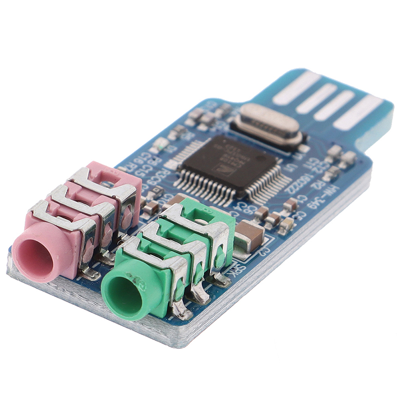 CM108 USB Drive Free USB Sound Card Laptop Computer External Sound Card Module | Daraz.lk