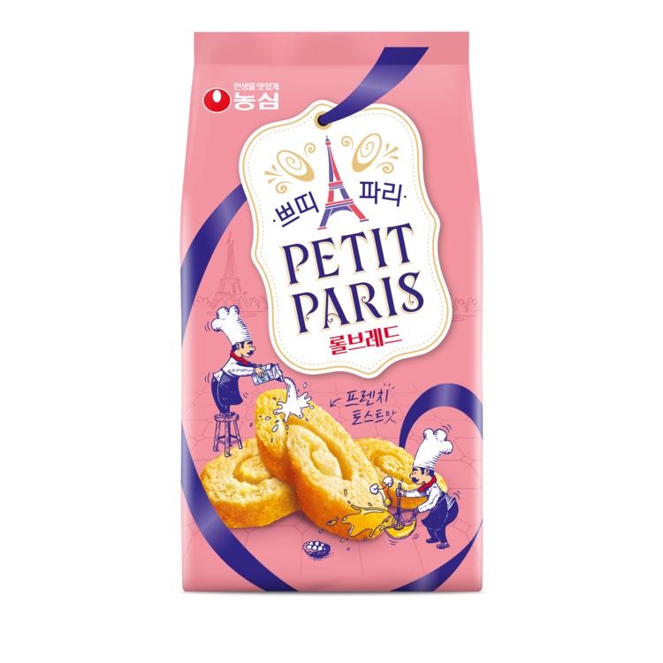 [Original] 쁘띠파리롤브레드 Nongshim Petit Paris Roll Bread (ขนมปังฝรั่งเศส ...
