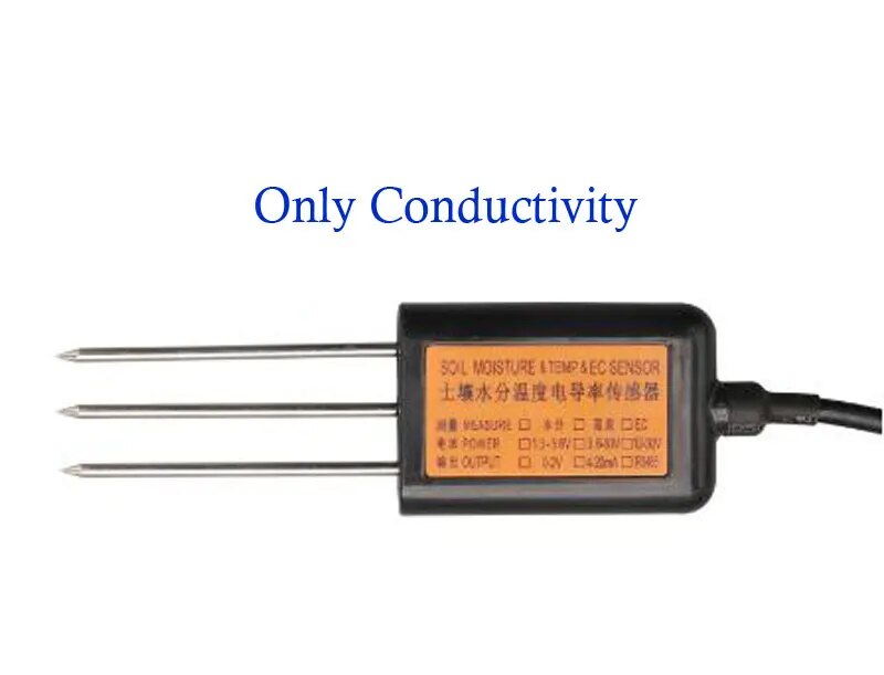 3.3V Soil electric conductivity sensor RS485 soil temperature humidity soil EC sensor Soil ...