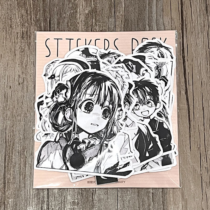 Toilet Bound Hanako Kun Anime Sticker Black White Yashiro Nene Minamoto ...