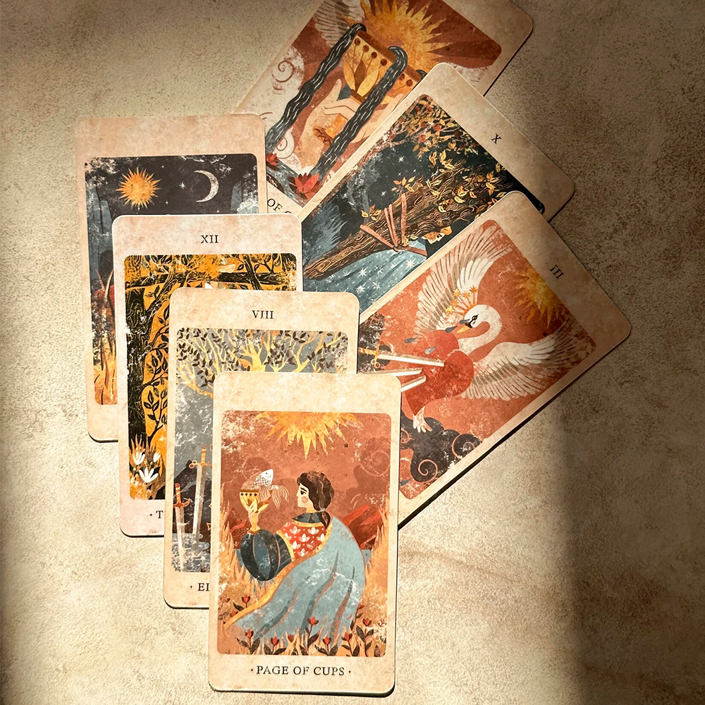 【Hot selling items】Solar Kingdom Tarot 12*7cm Magical Journey Cosmic ...