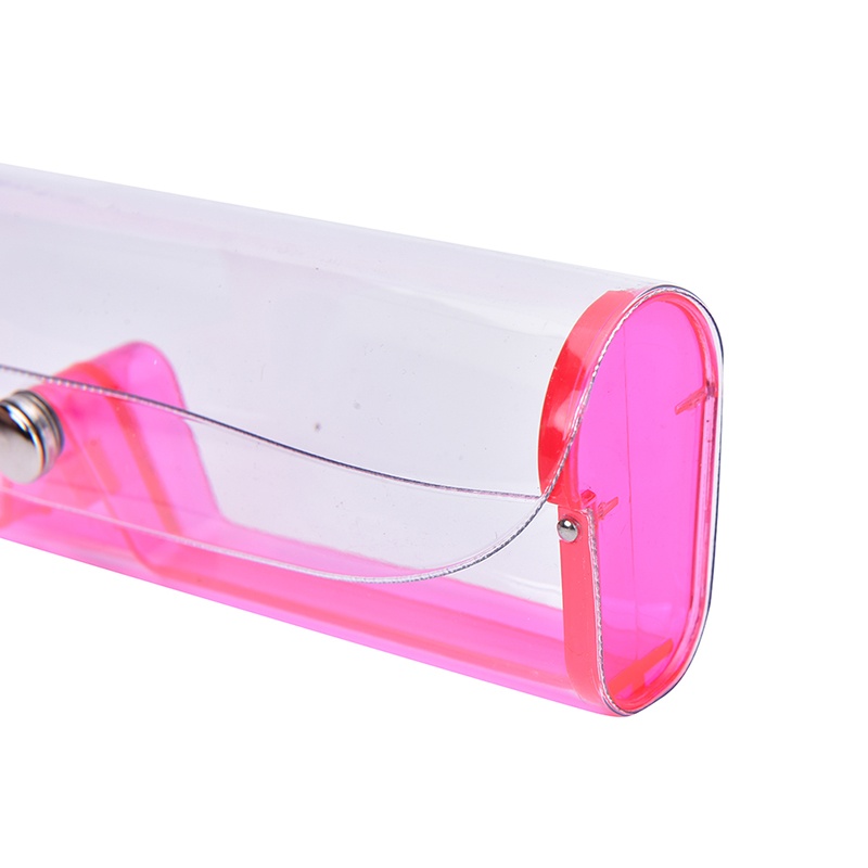New Stylish Clear Transparent PVC Soft Eye Glasses Protector Box Case ...