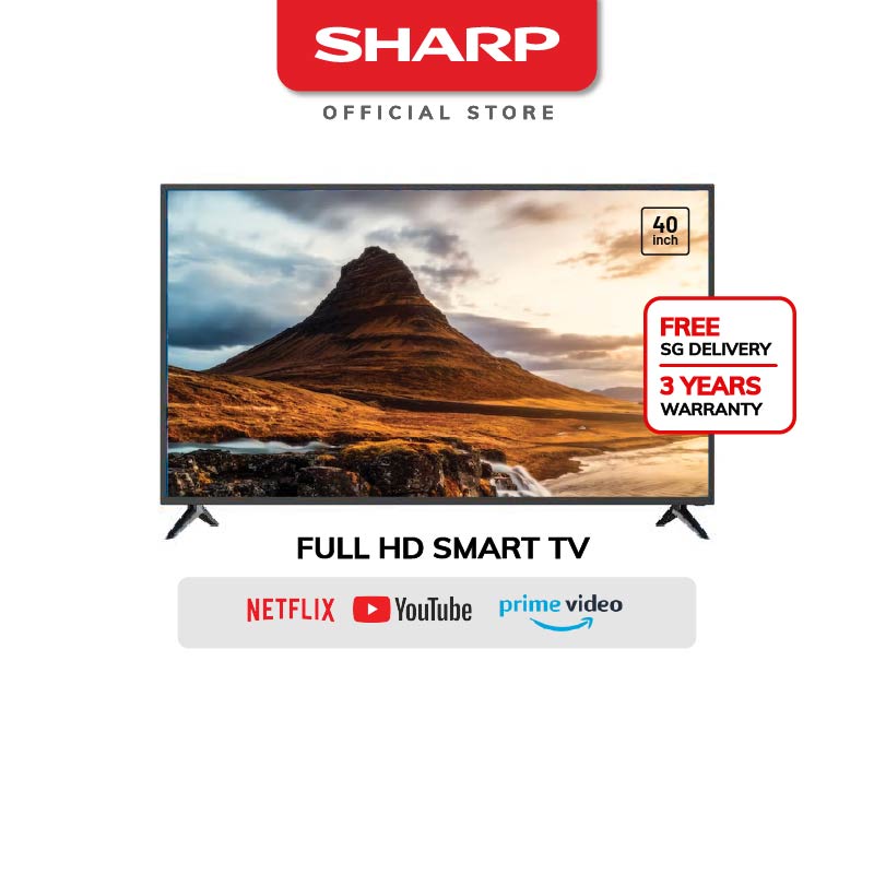 Sharp 32" l 43" Smart TV 2T-C32GF2000X / 2T-C43GF2000X | 3 Years Warranty | Lazada Singapore