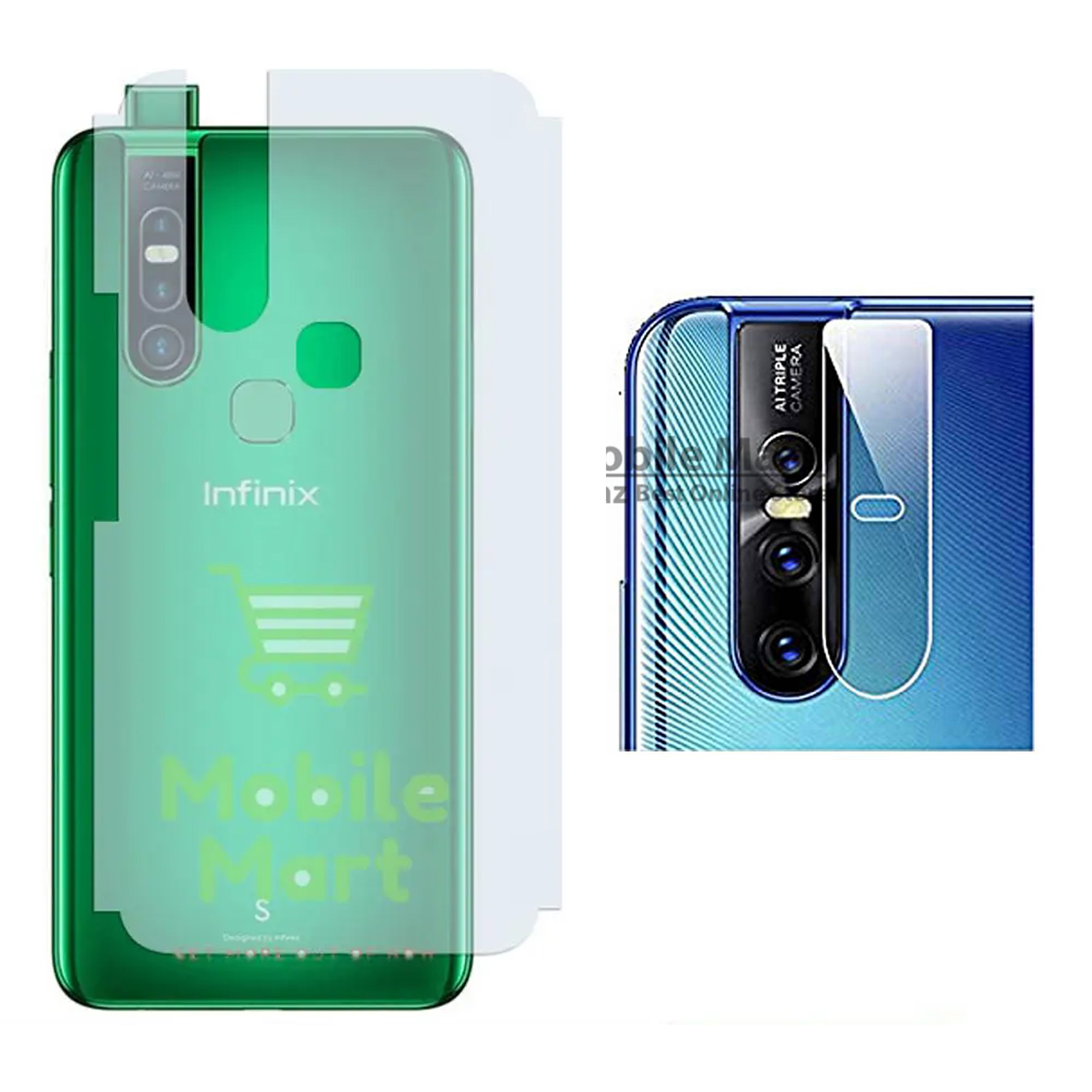 Infinix S5 Pro Flexible Matte Soft Skin Protector for Back Panel ...