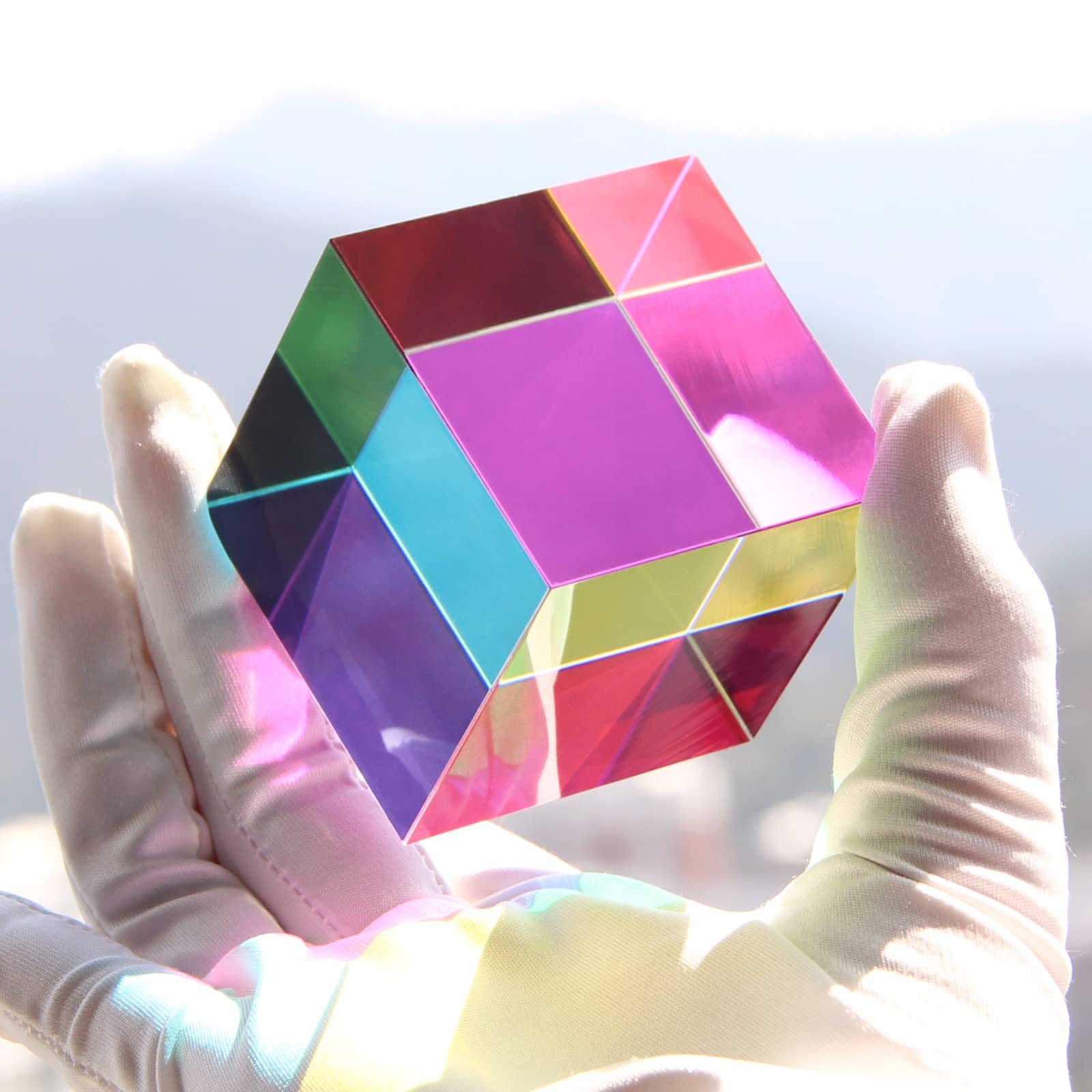【Top Selling Item】 Color Cube Prism 30 50 60 40mm cmy cube | Daraz.lk