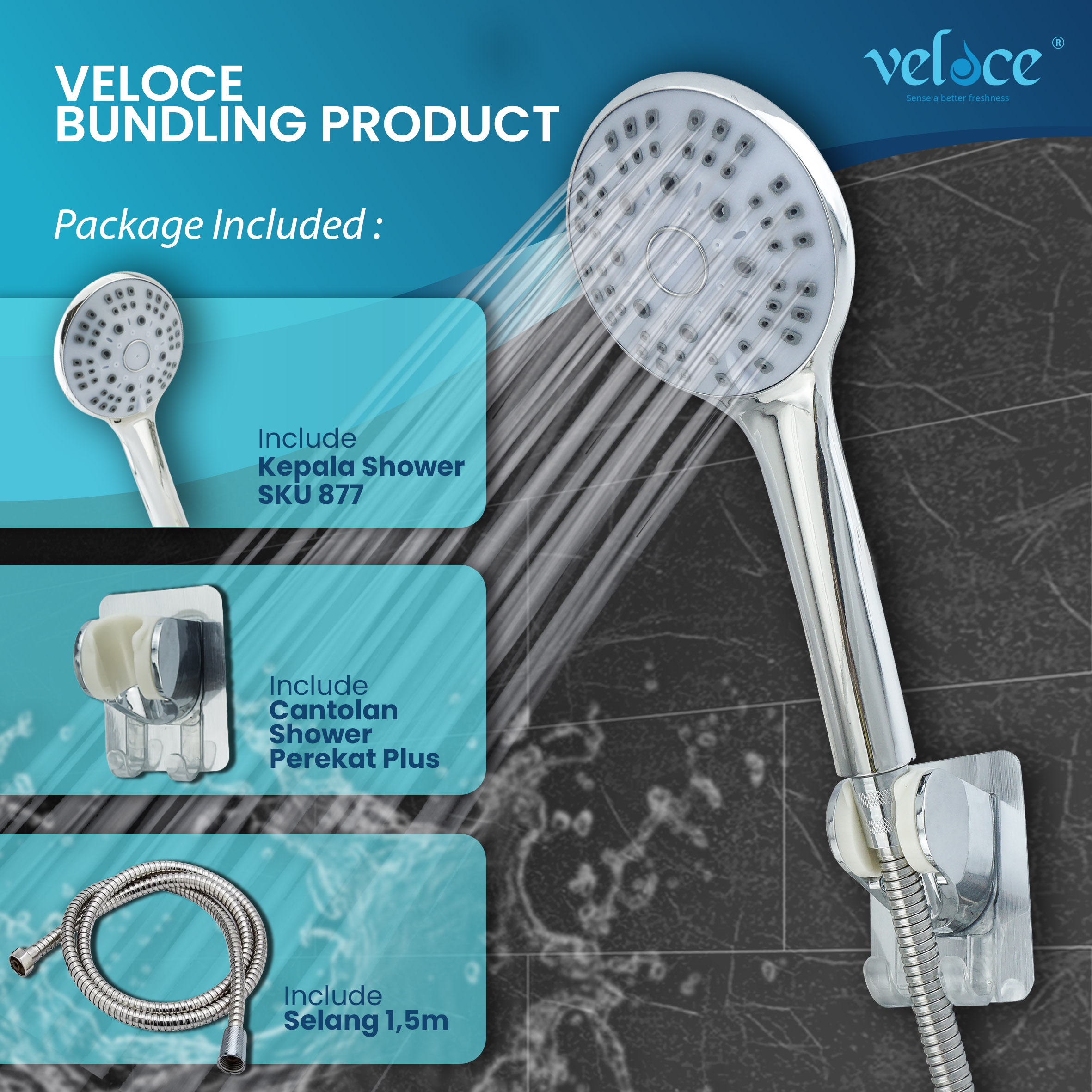 Shower Mandi 3 Mode Keluar Air Cantolan Shower Besar | Shower Kamar ...