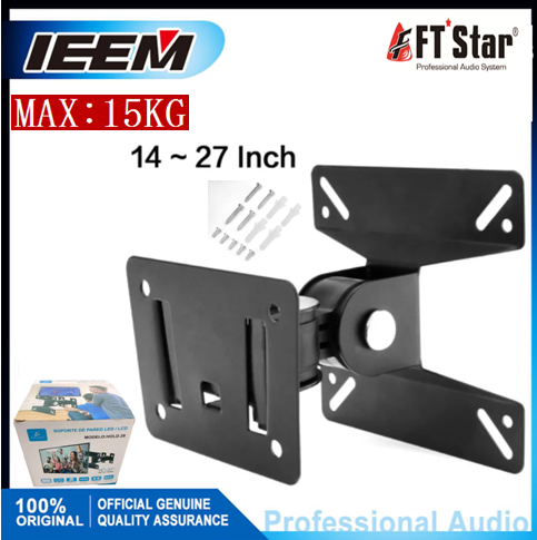 Universal Adjustable TV Wall Mount 180 Degrees Rotation TV Bracket ...