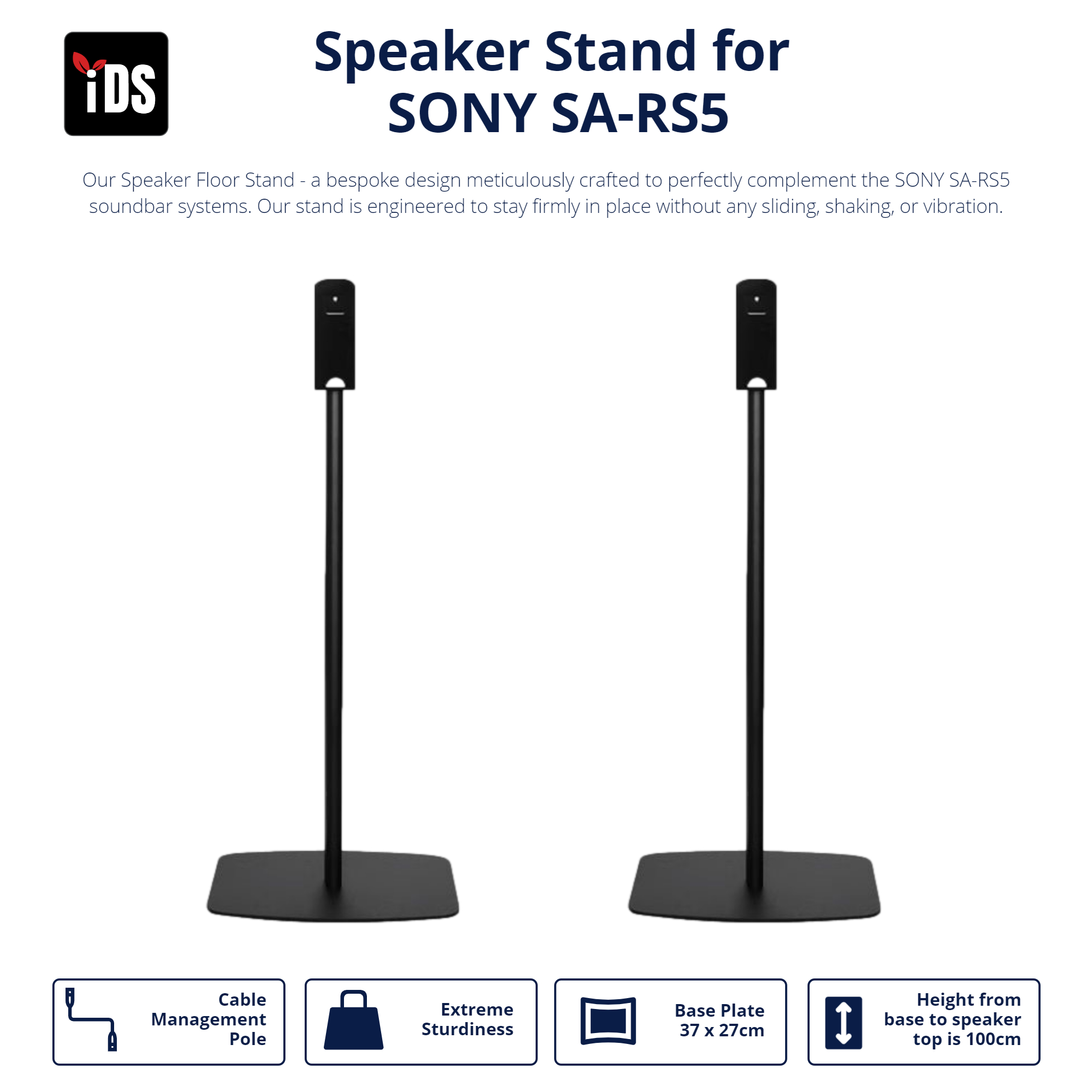 Premium Speaker Stand for Sony HT-A9, SONY SA-RS5, SONY SA-RS3S Sony ...