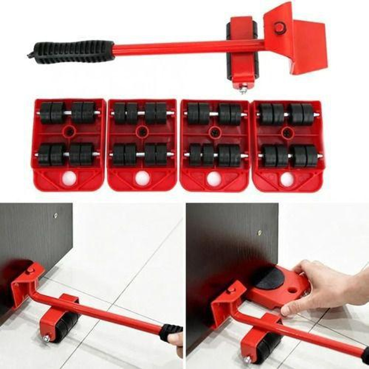 5pc/set Heavy Furniture Moving Tool ( fmh )2 Transport Lifter Shifter ...